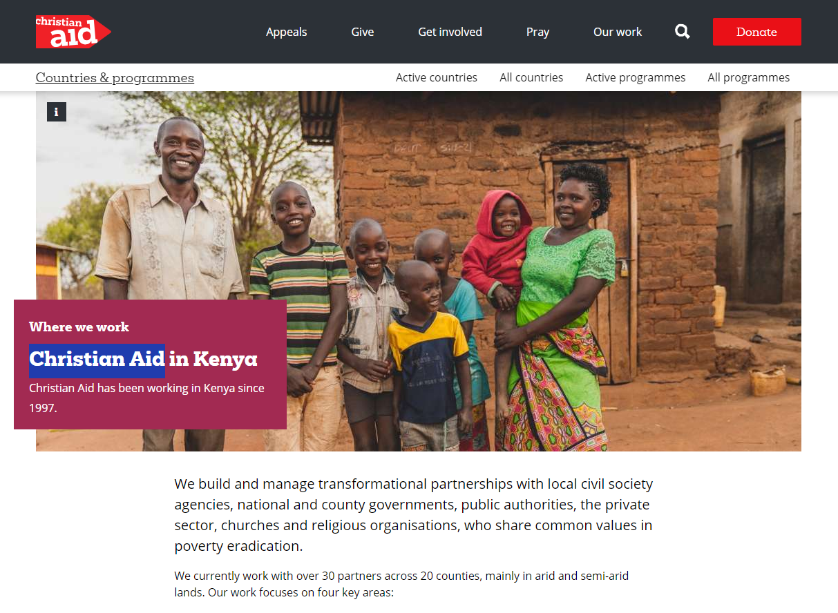 Christian Aid – Suswatch Kenya